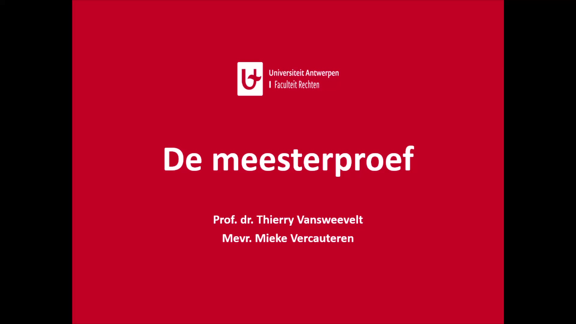 Meesterproef