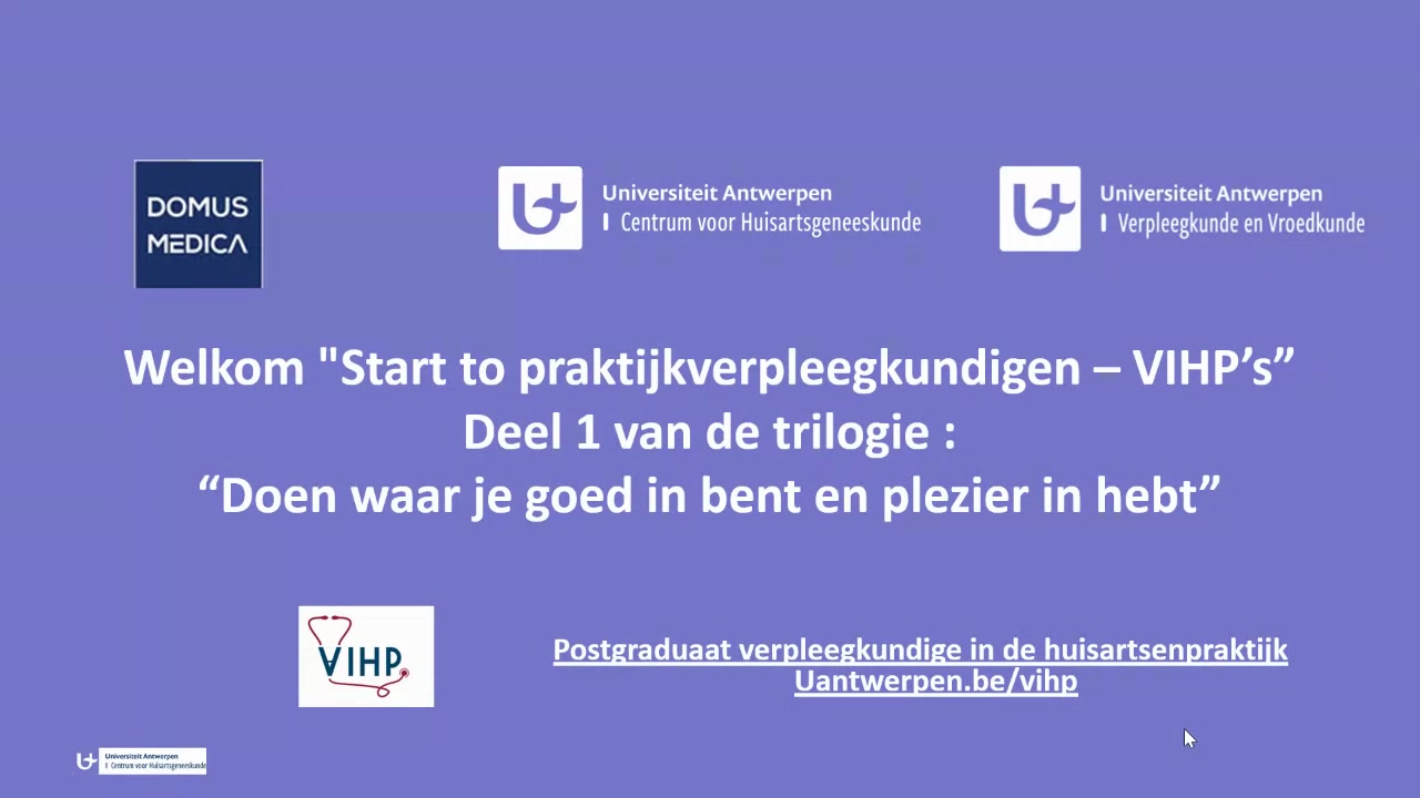 Start to praktijkverpleegkundige - VIHP